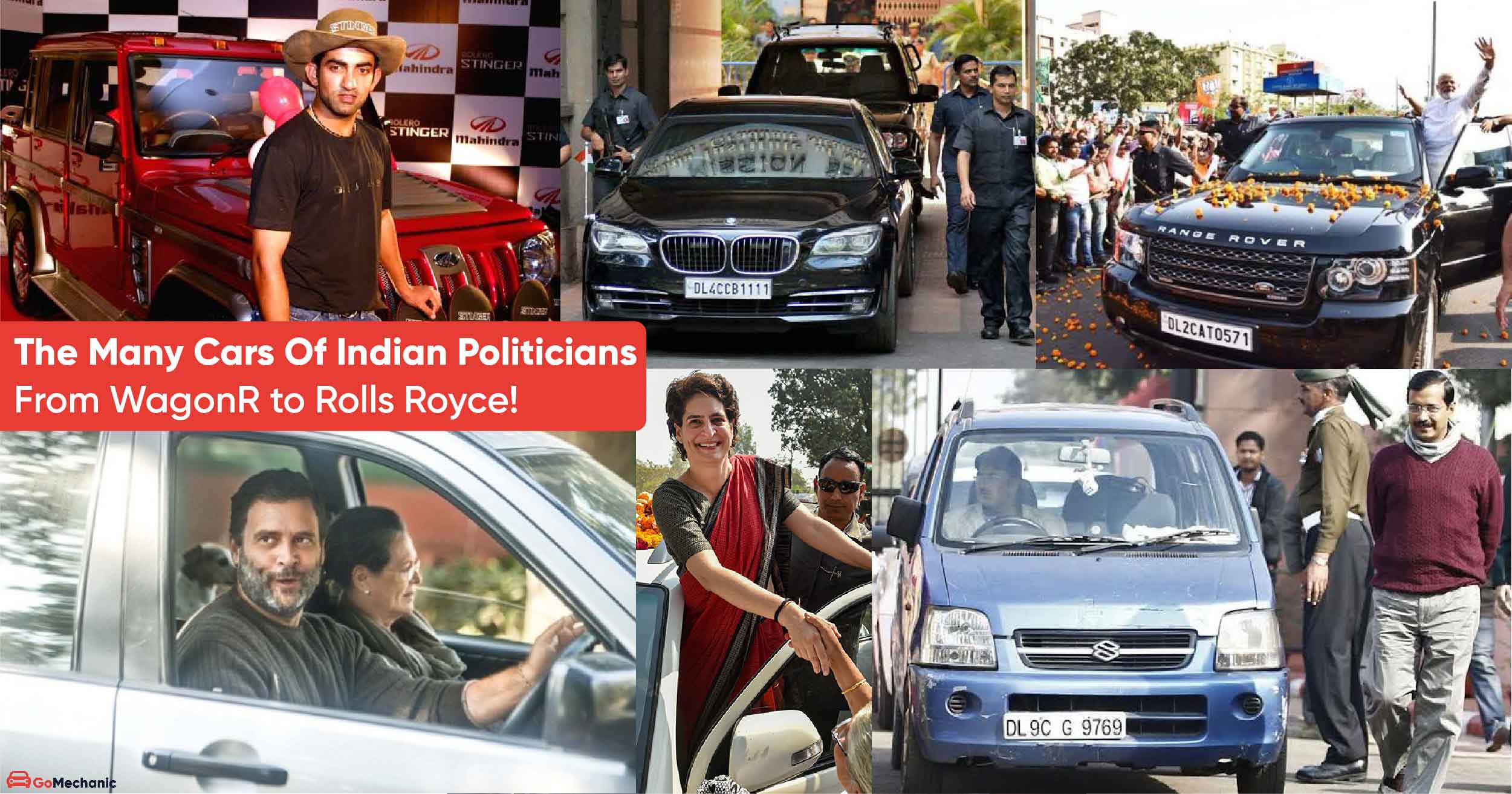 The Many Cars Of Indian Politicians. From WagonR to Rolls Royce!