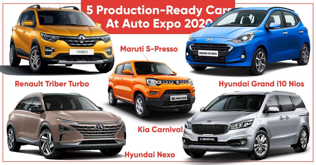 5 Production-Ready Cars At Auto Expo 2020 Unveiled