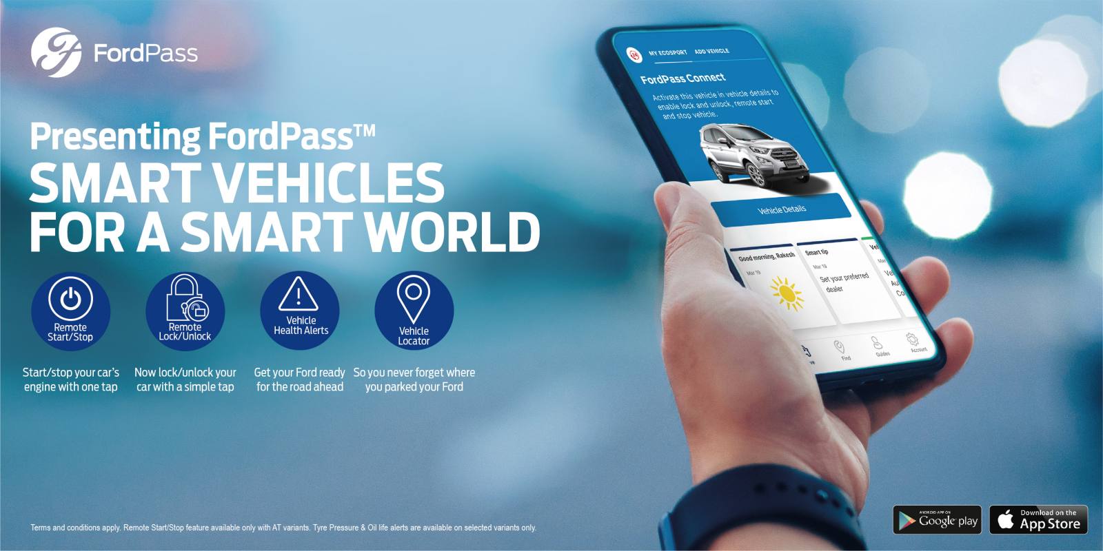 FordPass Connected Tech now standard across Ford cars in India!