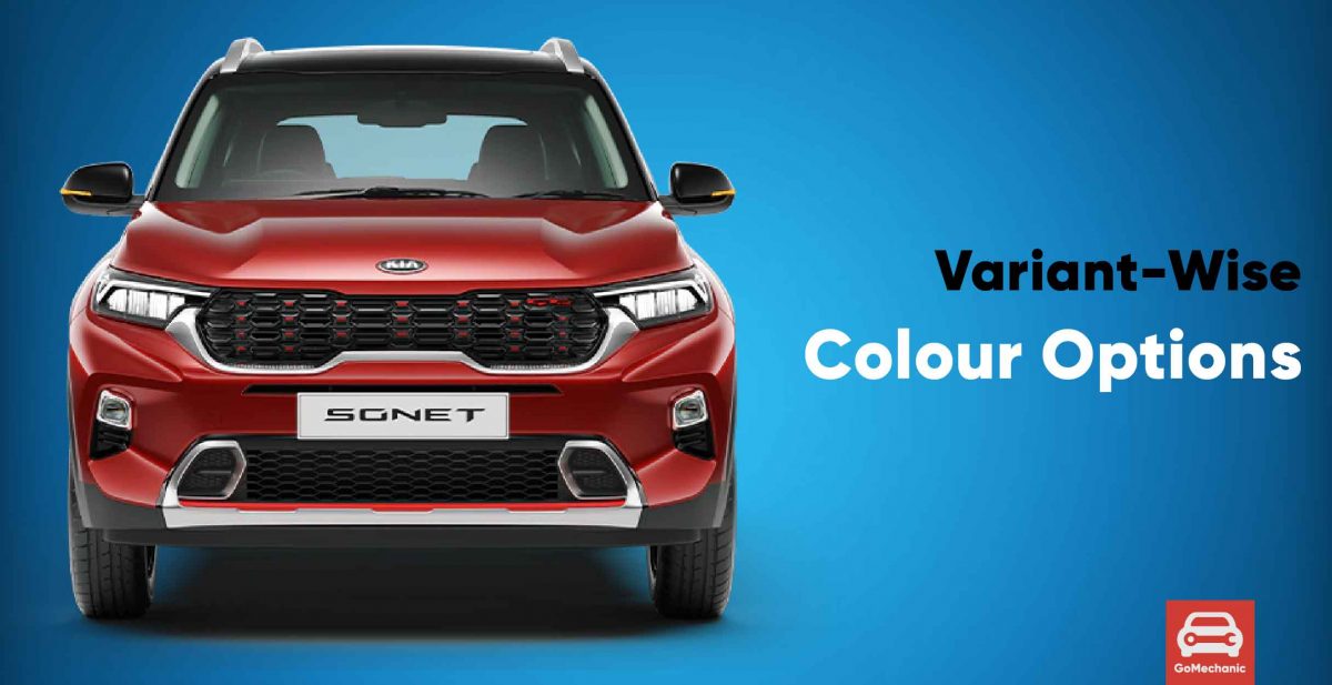 Kia Sonet | Variant-Wise Colour Options REVEALED Ahead of Launch