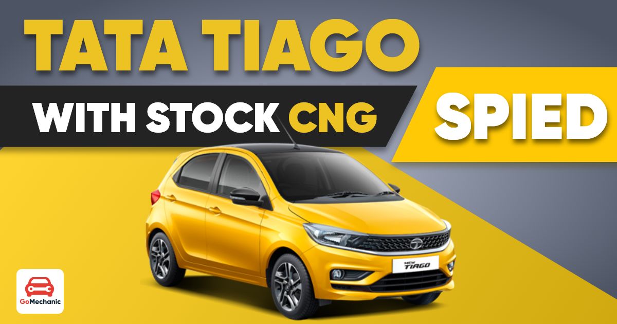 Tata Tiago With Stock CNG Spied CNG Caught Testing Amidst Pandemic