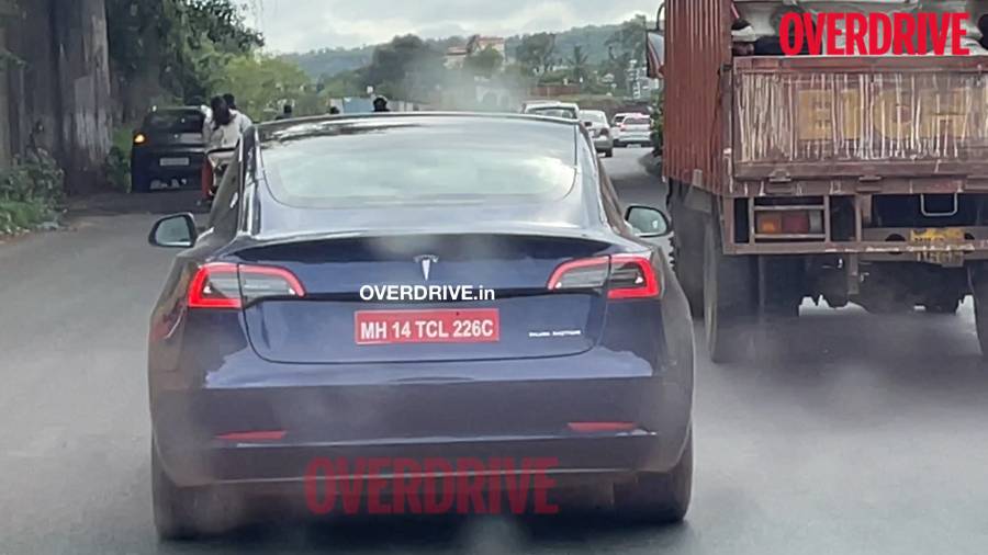 Tesla Model 3 Spied Testing In India For The First Time