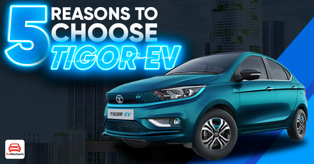 Meet Tata Tigor EV LUX. Gets Cruise Control + New Colour!