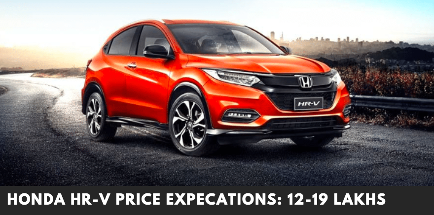 Honda HR-V India - Launch Date, Price, Features Expectations
