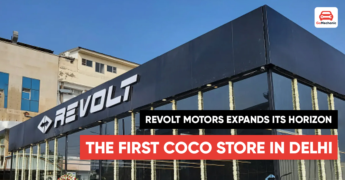 Revolt Motors Opens First COCO Store in Delhi