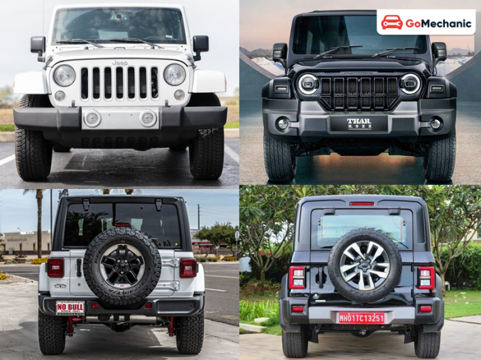 Mahindra Thar Roxx vs Jeep Wrangler: Off-Road SUV Showdown