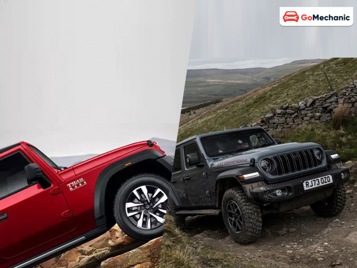 Mahindra Thar Roxx vs Jeep Wrangler: Off-Road SUV Showdown