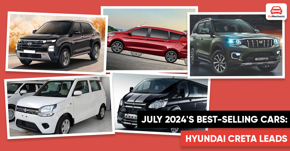 July 2024's Best-Selling Cars: Hyundai Creta Leads
