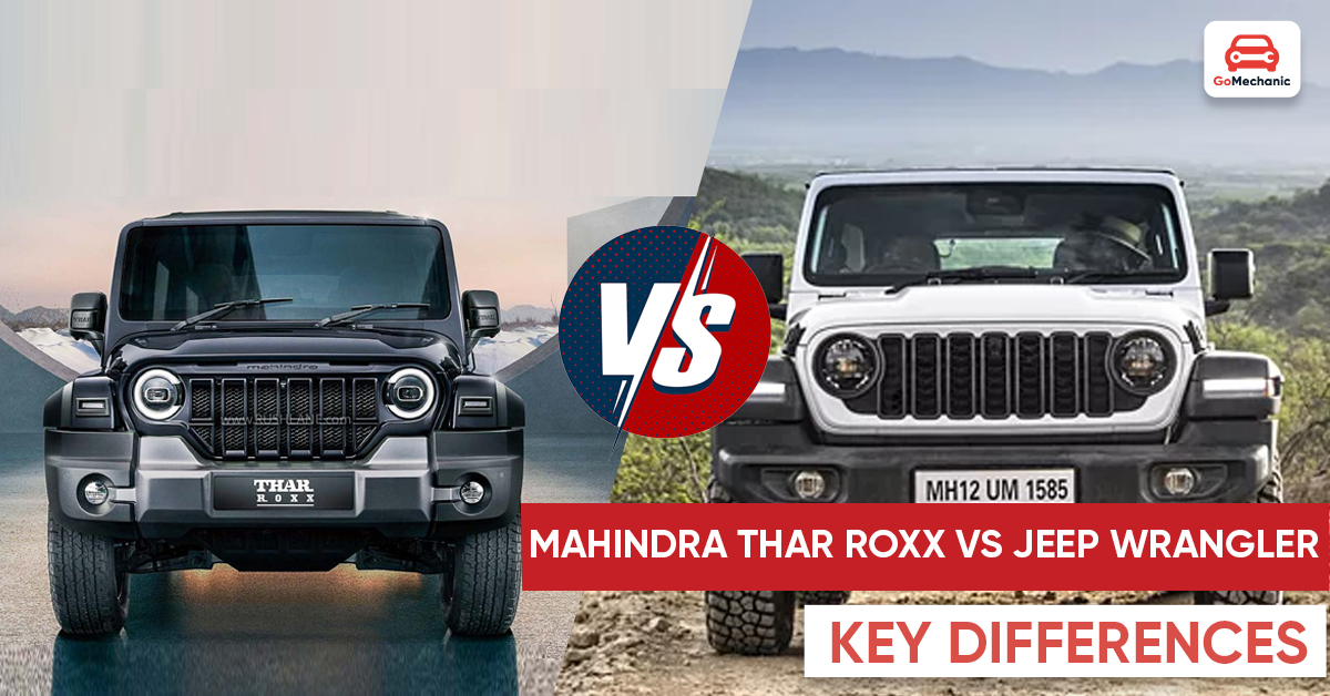 Mahindra Thar Roxx vs Jeep Wrangler: Off-Road SUV Showdown