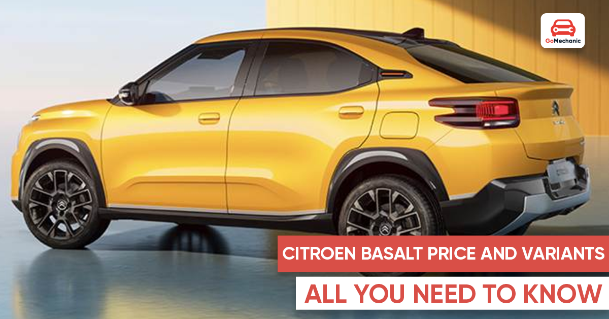 Citroen Basalt Price List and Variants Explained