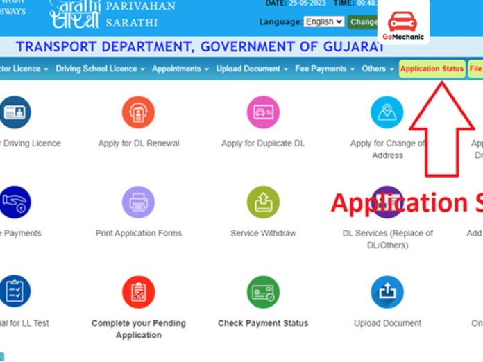 Track Driving Licence Application Status Online Easily