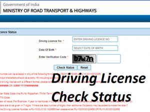 Track Driving Licence Application Status Online Easily