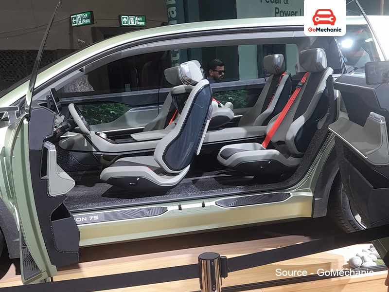 New Skoda Vision 7S Concept at Global Expo 2025.