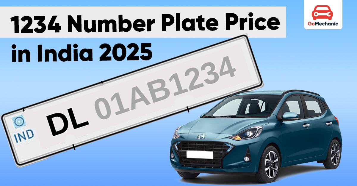 1234 Number Plate Price in India, 2025: A Complete Guide
