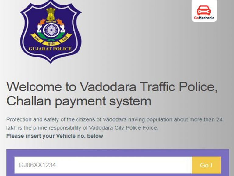 E Challan Vadodara: How to Check and Pay Online