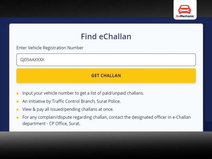 e Challan Surat: Check and Pay Your Challans From Home