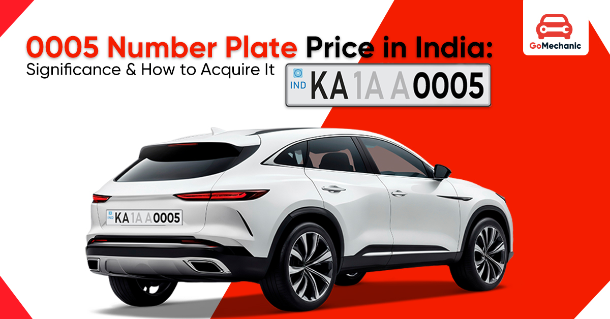 0005 Number Plate Price in India: A Comprehensive Guide