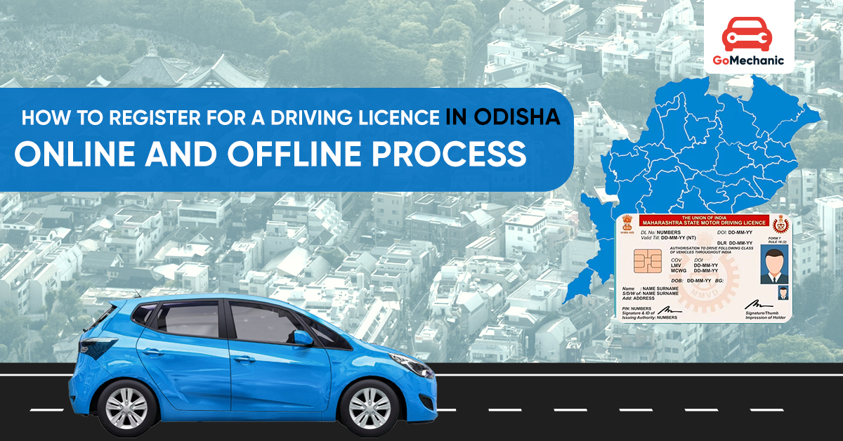 Registration Process of Driving Licence in Odisha.