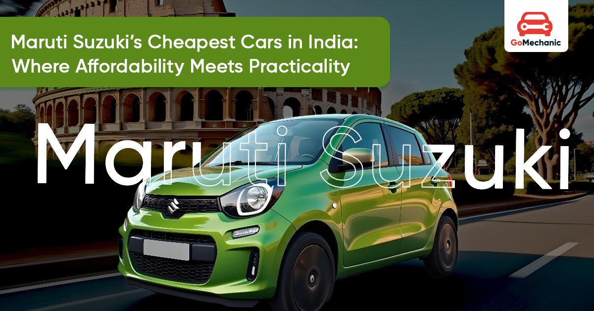 Maruti Suzuki Cheapest Cars India: Price and Specifications