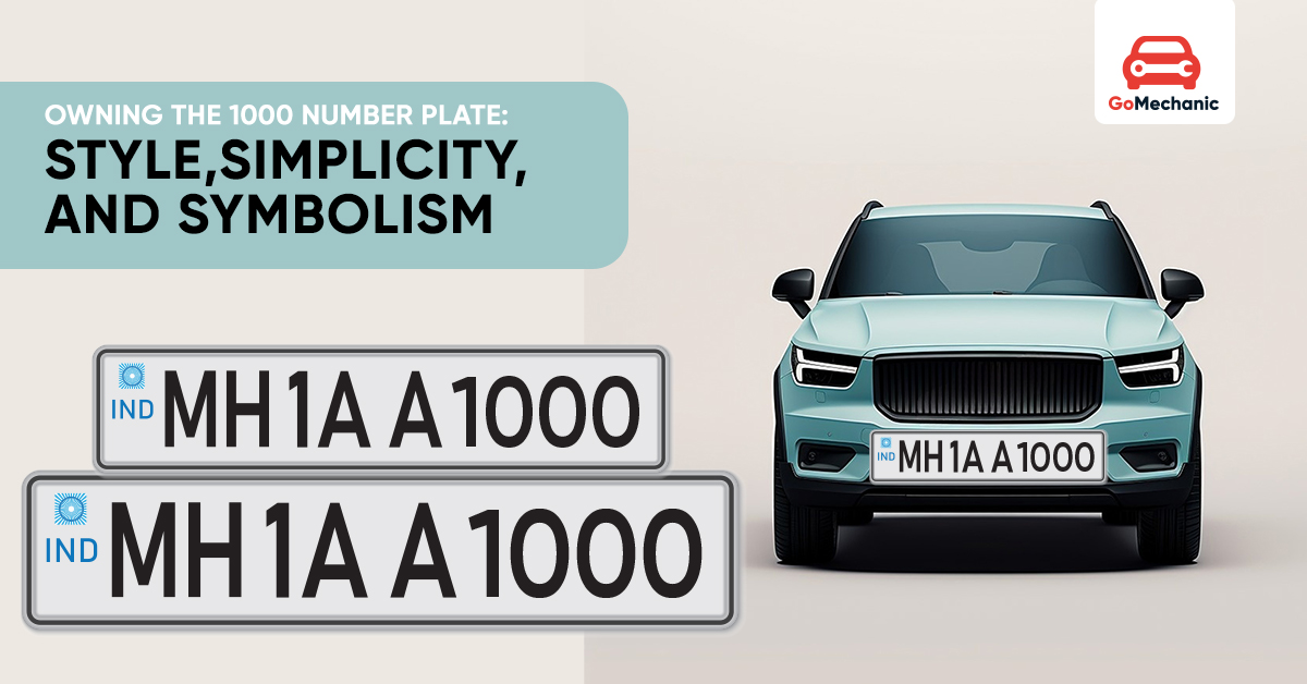 1000 Number Plate Price in India – Check and Apply Online