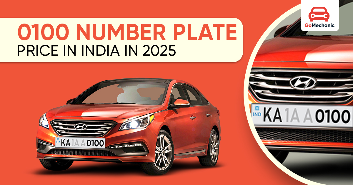 0100 Number Plate Price in India 2025 & Registration Process