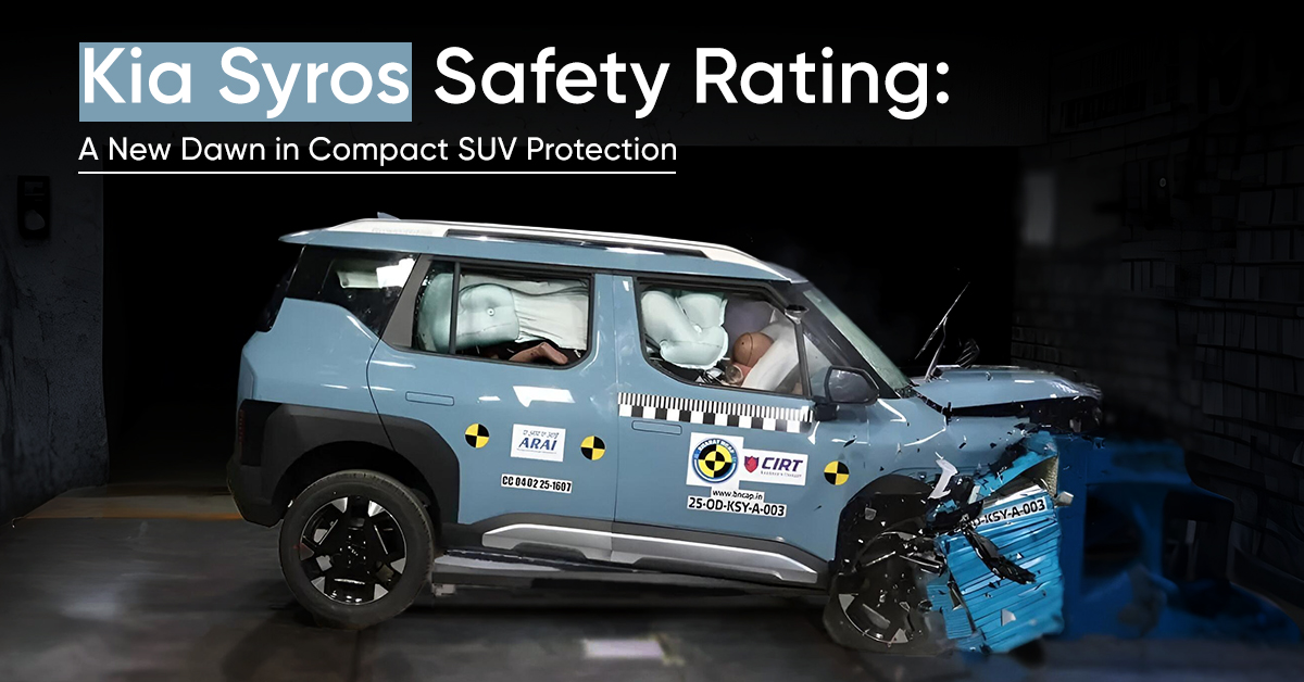 Kia Syros Safety Rating 2025: 5-Star BNCAP and safety features