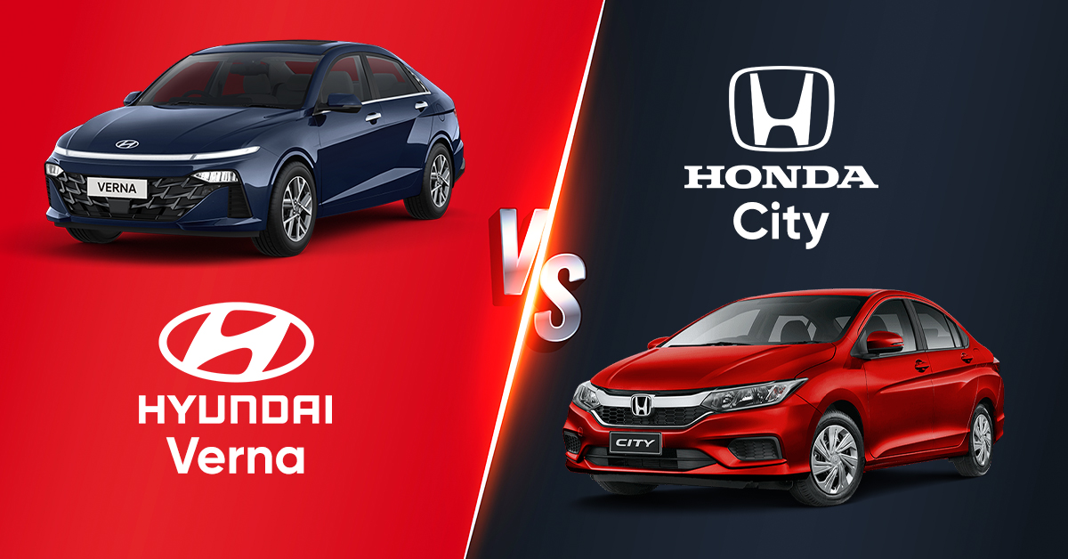 Honda City vs Verna 2025: Design, Features & Price Compared