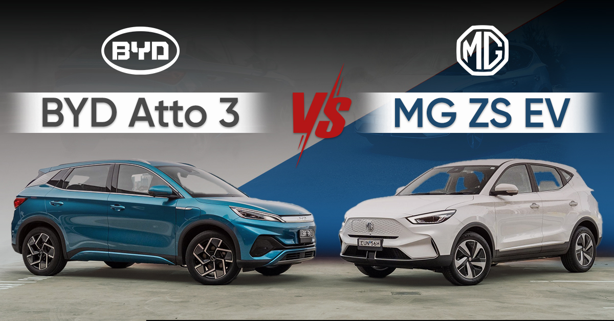 MG ZS EV vs BYD Atto 3 2025 – Full EV Comparison Guide