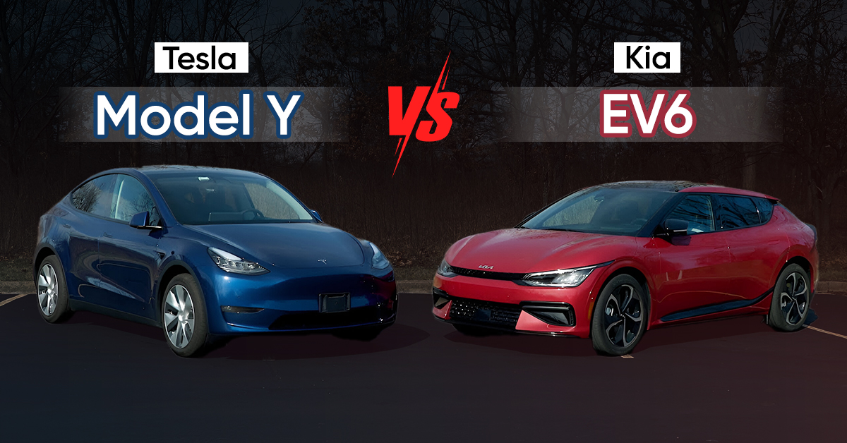 Tesla Model Y vs Kia EV6 Electric SUV Comparison 2025