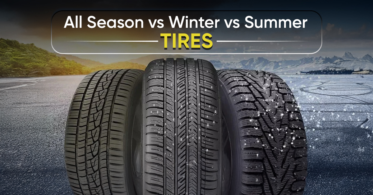 All Season vs Winter vs Summer Tires | Key Differences, Pros & Cons ...
