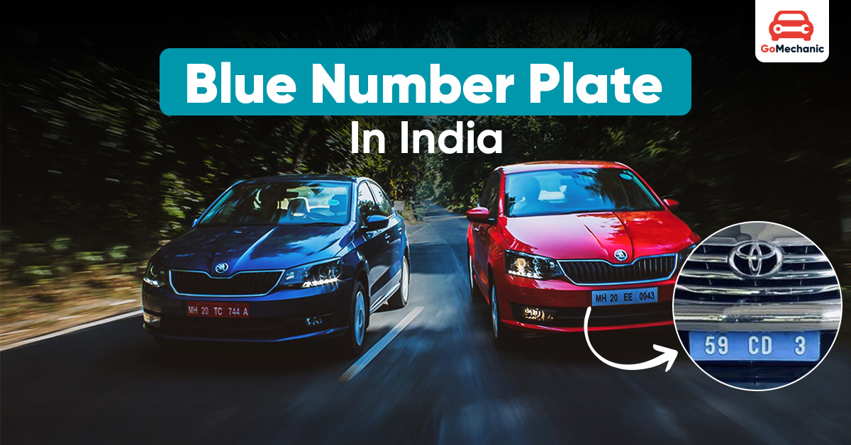 Blue Colour Number Plate in India: Meaning & Eligibility