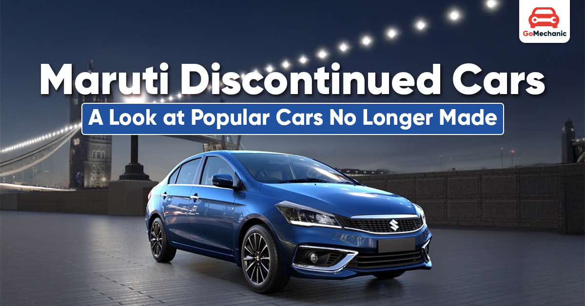 Maruti Discontinued Cars List Years & Specs Explained